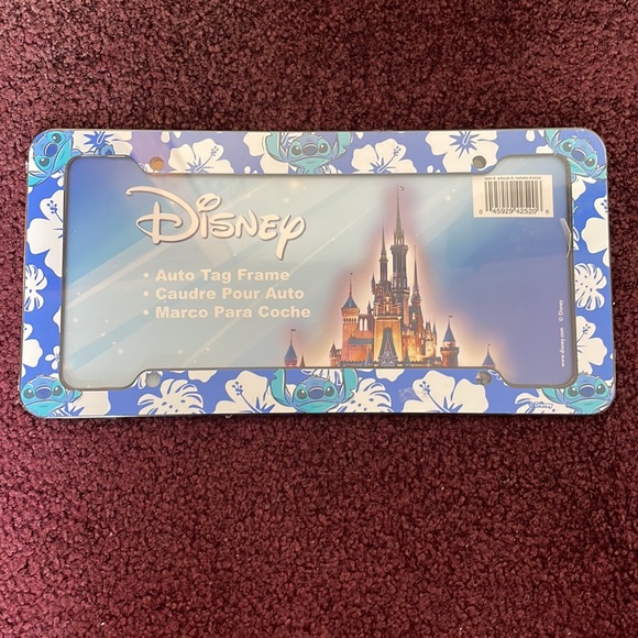 Disney | Other | Disney Stitch License Plate Frame | Poshmark